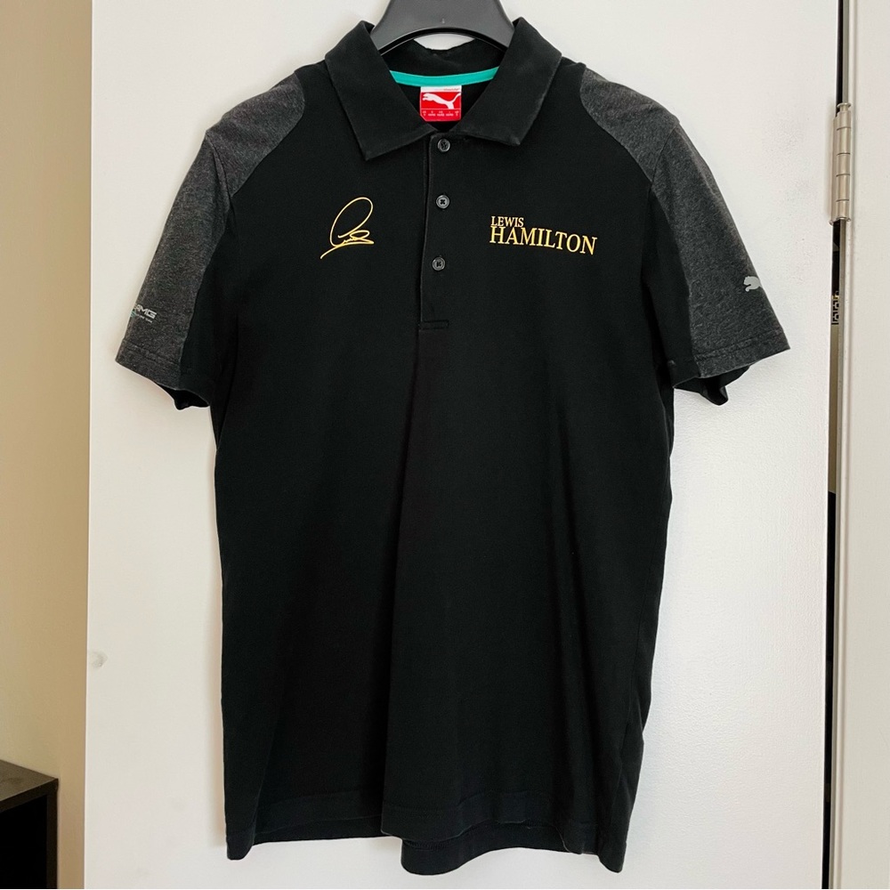 Formula 1 Lewis Hamilton Mercedes Amg Polo By Puma S - Gem